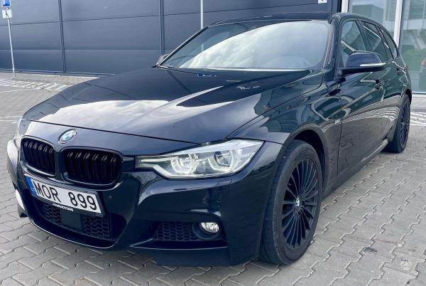 Black BMW 330 2014 in Vilnius, with an engine capacity of 2.99 L and mileage of 245 thousand km for 8990 €, photo 8 on AUTOMOTO.COM.LV