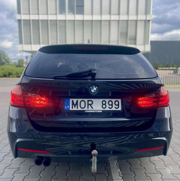 Black BMW 330 2014 in Vilnius, with an engine capacity of 2.99 L and mileage of 245 thousand km for 8990 €, photo 9 on AUTOMOTO.COM.LV