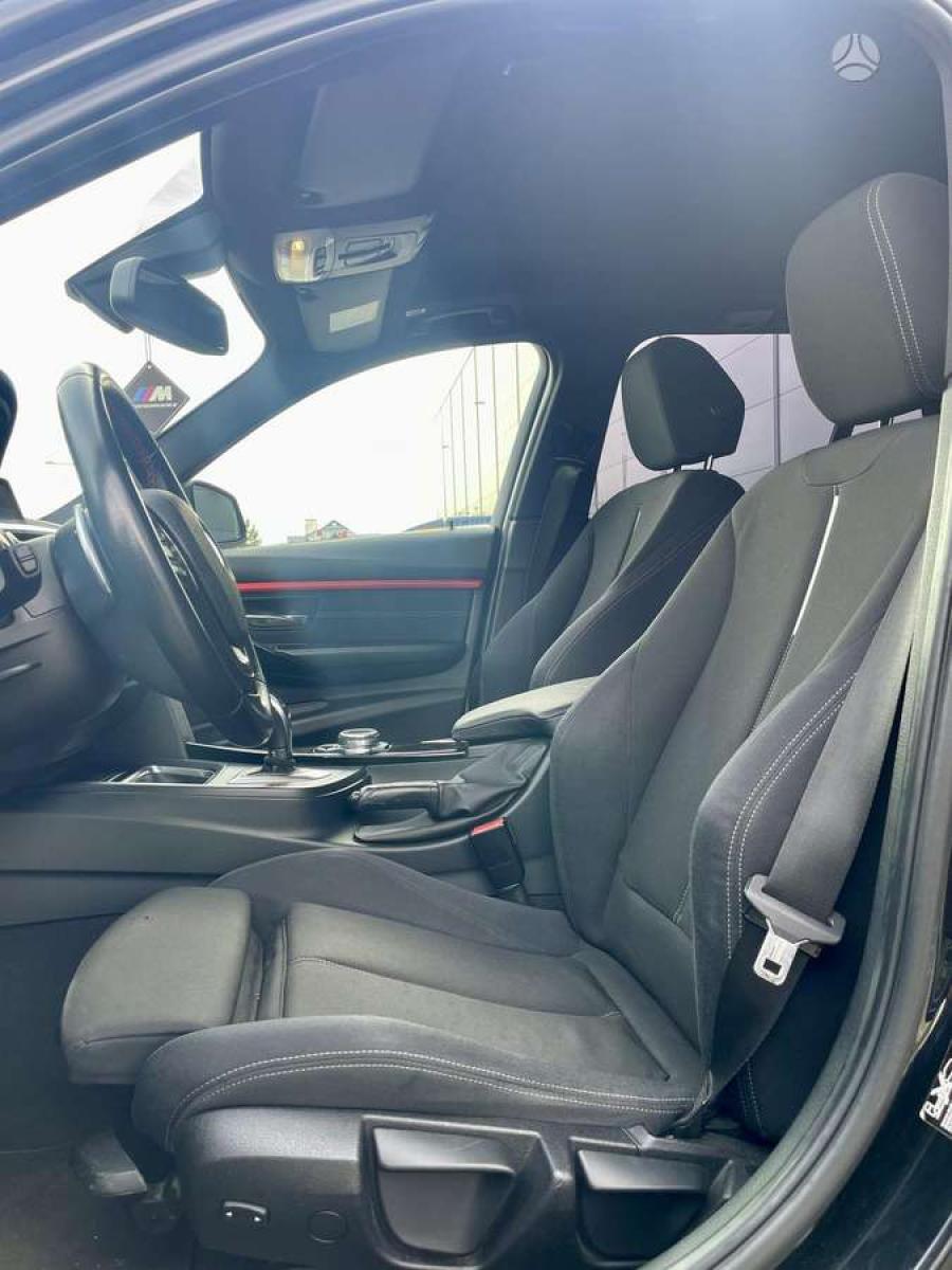 Black BMW 330 2014 in Vilnius, with an engine capacity of 2.99 L and mileage of 245 thousand km for 8990 €, photo 17 on AUTOMOTO.COM.LV