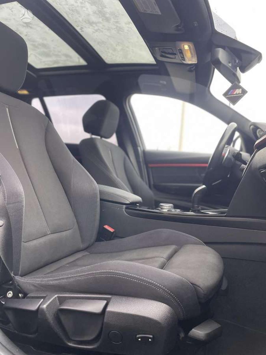 Black BMW 330 2014 in Vilnius, with an engine capacity of 2.99 L and mileage of 245 thousand km for 8990 €, photo 24 on AUTOMOTO.COM.LV