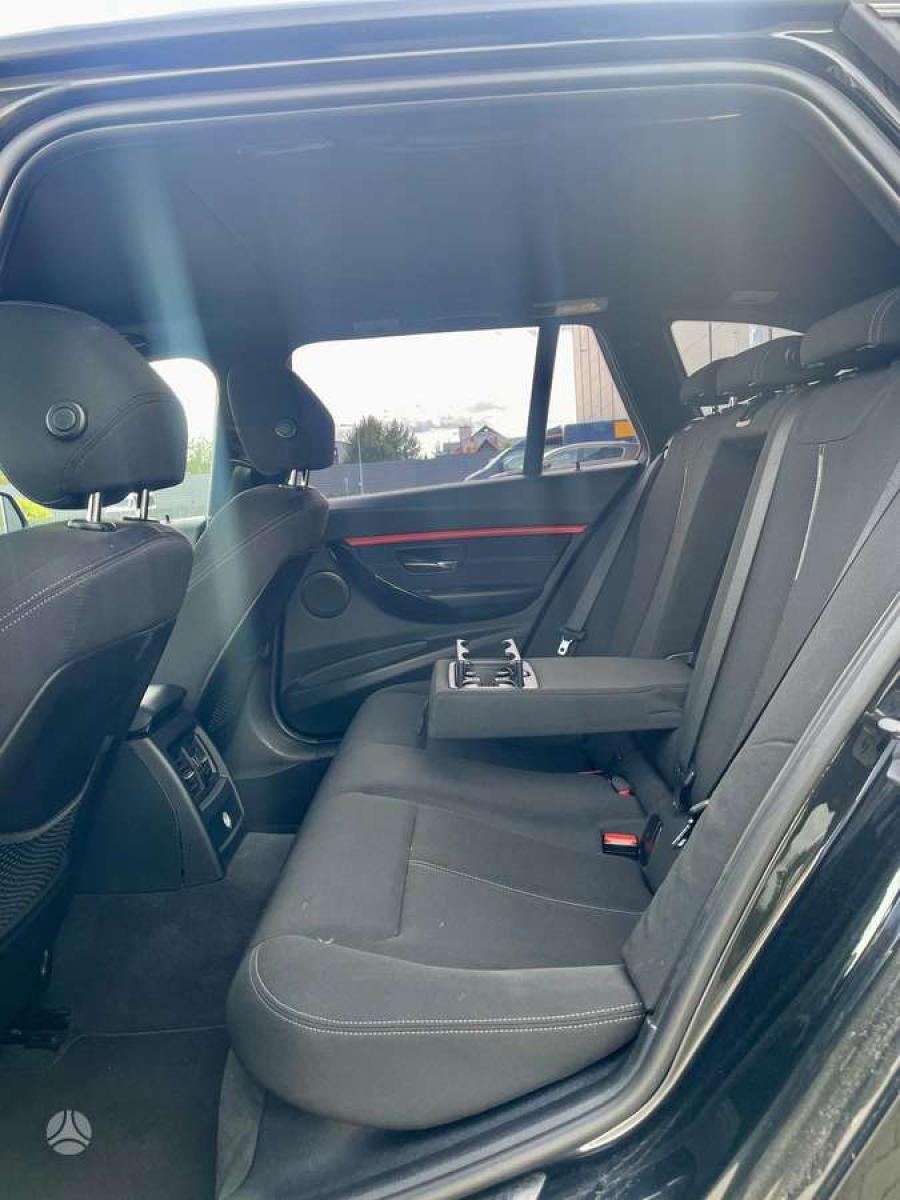 Black BMW 330 2014 in Vilnius, with an engine capacity of 2.99 L and mileage of 245 thousand km for 8990 €, photo 25 on AUTOMOTO.COM.LV