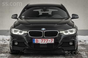 Black BMW 330 2016 in Riga, with an engine capacity of 3.00 L and mileage of 0 thousand km for 15500 €, photo 2 on AUTOMOTO.COM.LV