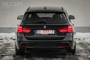 Black BMW 330 2016 in Riga, with an engine capacity of 3.00 L and mileage of 0 thousand km for 15500 €, photo 5 on AUTOMOTO.COM.LV