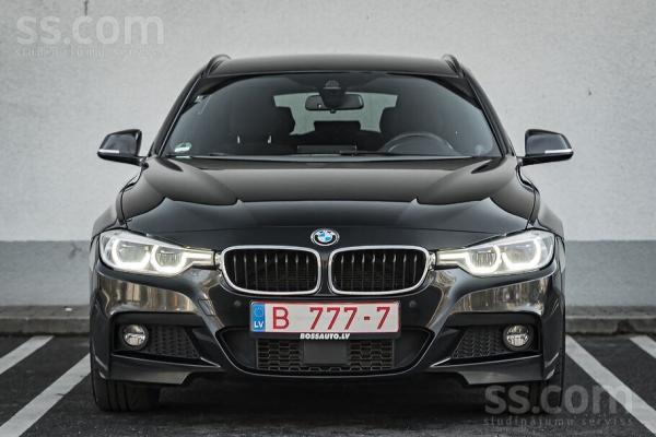 Black BMW 330 2016 in Riga, with an engine capacity of 3.00 L and mileage of 269 thousand km for 15150 €, photo 2 on AUTOMOTO.COM.LV