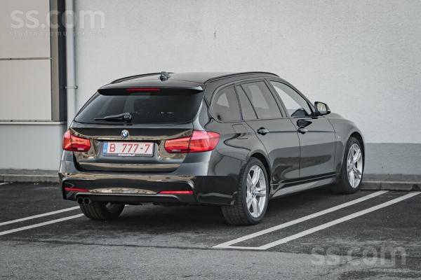 Black BMW 330 2016 in Riga, with an engine capacity of 3.00 L and mileage of 269 thousand km for 15150 €, photo 4 on AUTOMOTO.COM.LV