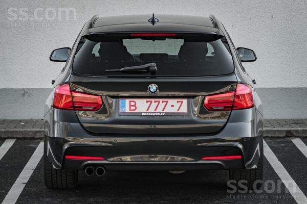 Black BMW 330 2016 in Riga, with an engine capacity of 3.00 L and mileage of 269 thousand km for 15150 €, photo 5 on AUTOMOTO.COM.LV