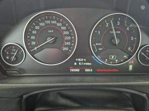 Black BMW 330 2016 in Vilnius, with an engine capacity of 2.99 L and mileage of 193 thousand km for 10050 €, photo 8 on AUTOMOTO.COM.LV
