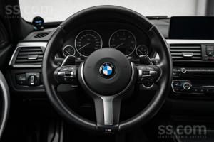 Black BMW 330 2016 in Riga, with an engine capacity of 3.00 L and mileage of 269 thousand km for 13400 €, photo 21 on AUTOMOTO.COM.LV