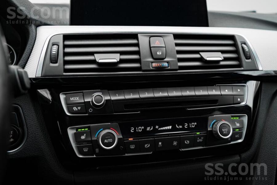 Black BMW 330 2016 in Riga, with an engine capacity of 3.00 L and mileage of 269 thousand km for 13400 €, photo 25 on AUTOMOTO.COM.LV