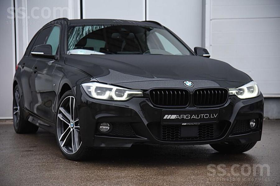 Black BMW 330 2019 in Tukums, with an engine capacity of 2.00 L and mileage of 217 thousand km for 17990 €, photo 2 on AUTOMOTO.COM.LV