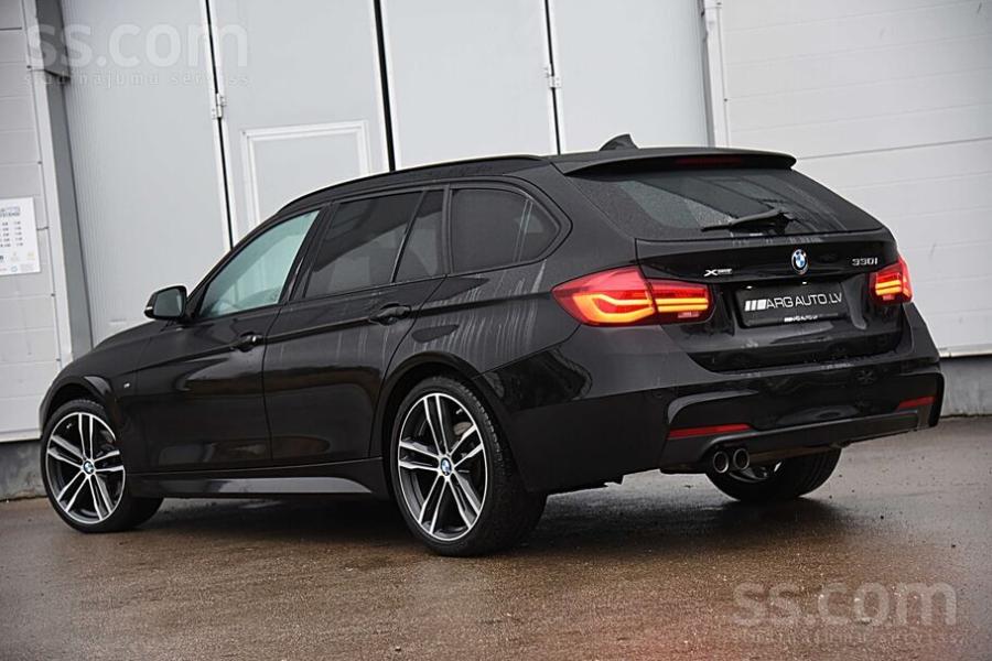 Black BMW 330 2019 in Tukums, with an engine capacity of 2.00 L and mileage of 217 thousand km for 17990 €, photo 3 on AUTOMOTO.COM.LV