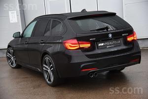 Black BMW 330 2019 in Tukums, with an engine capacity of 2.00 L and mileage of 217 thousand km for 17990 €, photo 4 on AUTOMOTO.COM.LV