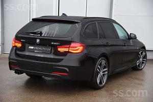 Black BMW 330 2019 in Tukums, with an engine capacity of 2.00 L and mileage of 217 thousand km for 17990 €, photo 8 on AUTOMOTO.COM.LV