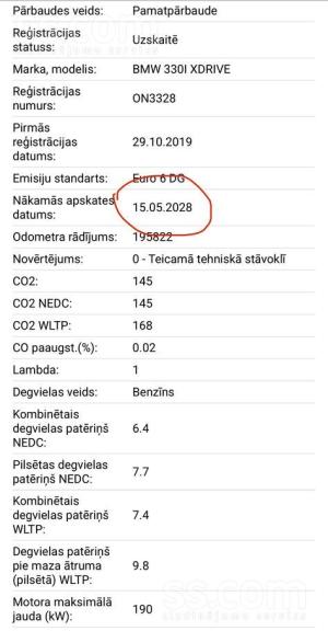 Melns BMW 330 2019 Rīga, ar dzinēja tilpumu 2.00 L un nobraukumu 195 tūkst. km par 23995 €, foto 36 vietnē AUTOMOTO.COM.LV