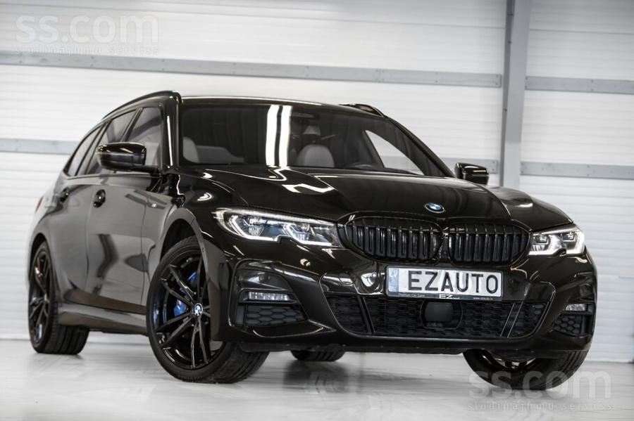 Black BMW 330 2021 in Tukums, with an engine capacity of 2.00 L and mileage of 0 thousand km for 26990 €, photo 3 on AUTOMOTO.COM.LV