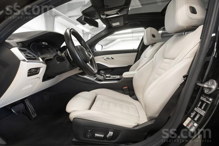 Black BMW 330 2021 in Tukums, with an engine capacity of 2.00 L and mileage of 0 thousand km for 26990 €, photo 13 on AUTOMOTO.COM.LV