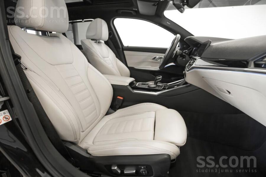 Black BMW 330 2021 in Tukums, with an engine capacity of 2.00 L and mileage of 0 thousand km for 26990 €, photo 14 on AUTOMOTO.COM.LV