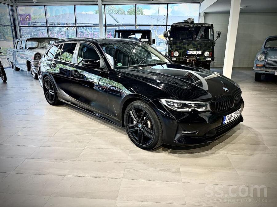Black BMW 330 2021 in Dobele, with an engine capacity of 2.00 L and mileage of 230 thousand km for 20950 €, photo 1 on AUTOMOTO.COM.LV