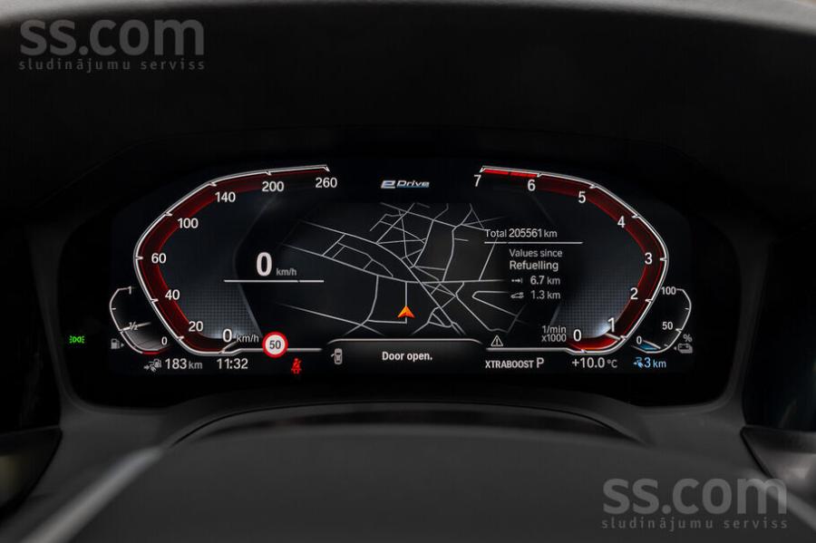 Black BMW 330 2021 in Jelgava, with an engine capacity of 2.00 L and mileage of 205 thousand km for 20900 €, photo 15 on AUTOMOTO.COM.LV