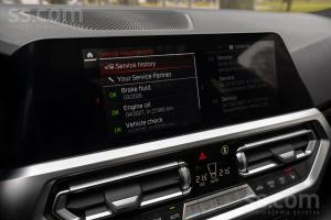 Black BMW 330 2021 in Jelgava, with an engine capacity of 2.00 L and mileage of 205 thousand km for 20900 €, photo 24 on AUTOMOTO.COM.LV