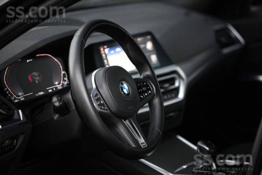 Melns BMW 330 2021 Jelgava, ar dzinēja tilpumu 2.00 L un nobraukumu 170 tūkst. km par 21500 €, foto 13 vietnē AUTOMOTO.COM.LV