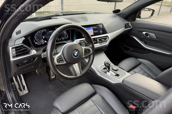 Black BMW 330 2021 in Jelgava, with an engine capacity of 2.00 L and mileage of 0 thousand km for 21750 €, photo 10 on AUTOMOTO.COM.LV