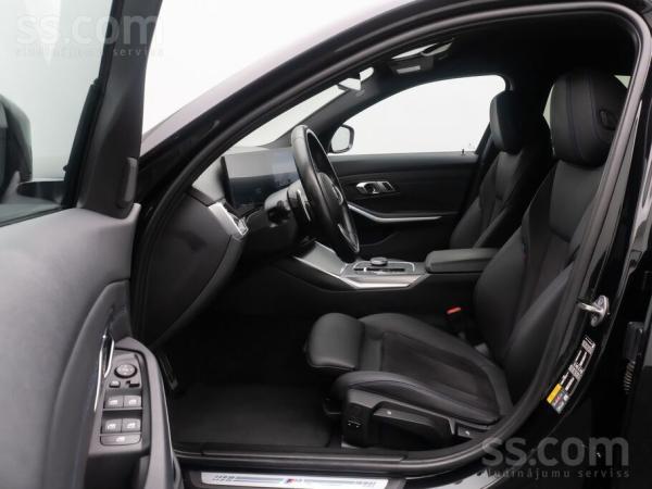 Black BMW 330 2023 in Tukums, with an engine capacity of 2.00 L and mileage of 0 thousand km for 26990 €, photo 3 on AUTOMOTO.COM.LV
