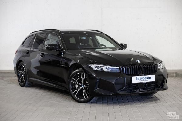 Black BMW 330 2024 in Vilnius, with an engine capacity of 2.00 L and mileage of 21 thousand km for 41991 €, photo 3 on AUTOMOTO.COM.LV