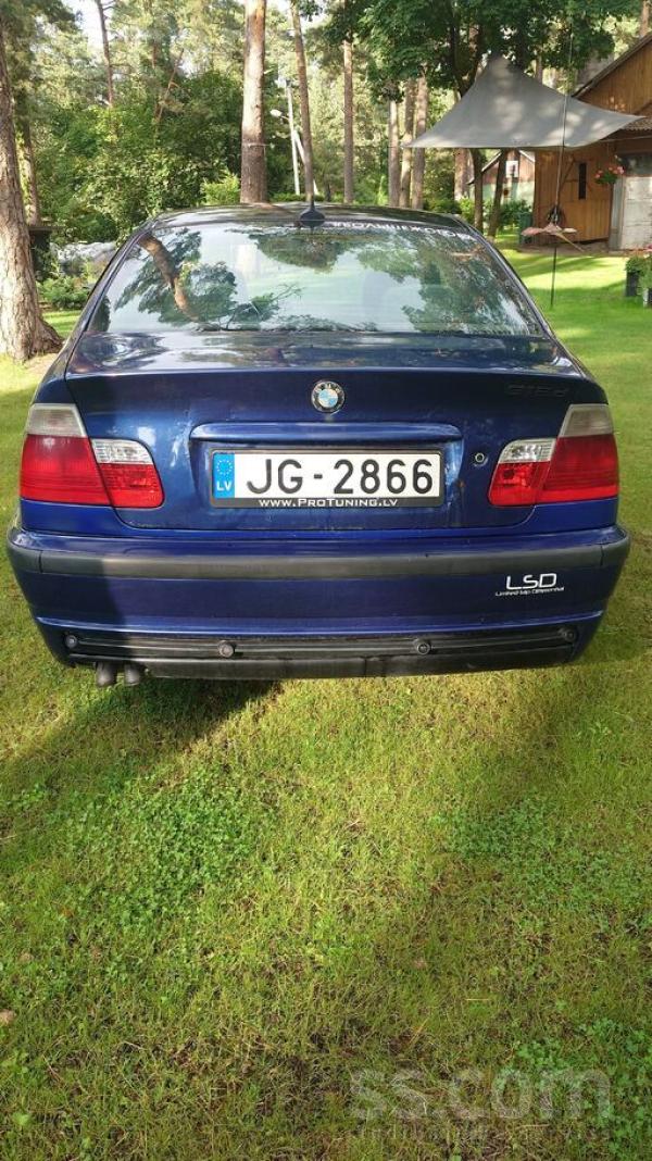 Blue BMW 330 2000 in Jurmala, with an engine capacity of 3.00 L and mileage of 475 thousand km for 2100 €, photo 6 on AUTOMOTO.COM.LV