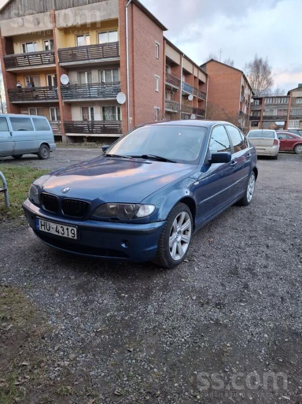 Blue BMW 330 2002 in Riga, with an engine capacity of 3.00 L and mileage of 477 thousand km for 1750 €, photo 1 on AUTOMOTO.COM.LV