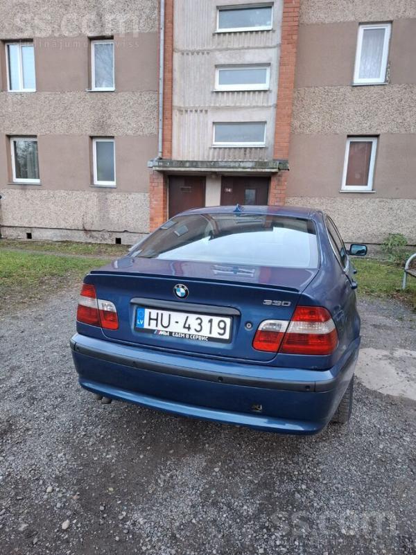 Blue BMW 330 2002 in Riga, with an engine capacity of 3.00 L and mileage of 477 thousand km for 1750 €, photo 5 on AUTOMOTO.COM.LV