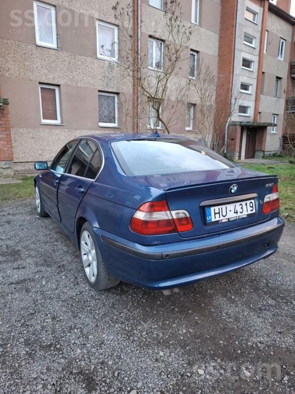 Blue BMW 330 2002 in Riga, with an engine capacity of 3.00 L and mileage of 477 thousand km for 1750 €, photo 6 on AUTOMOTO.COM.LV