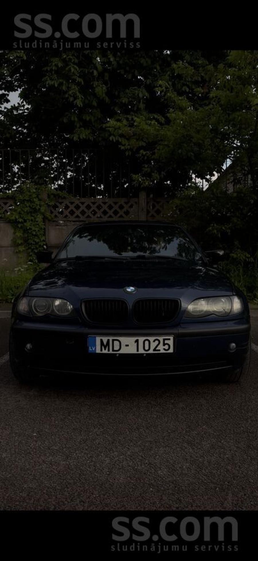 Blue BMW 330 2004 in Daugavpils, with an engine capacity of 2.00 L and mileage of 240 thousand km for 2700 €, photo 2 on AUTOMOTO.COM.LV