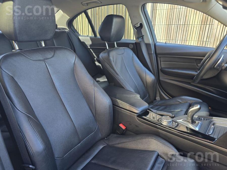 Blue BMW 330 2014 in Riga, with an engine capacity of 3.00 L and mileage of 156 thousand km for 14600 €, photo 16 on AUTOMOTO.COM.LV