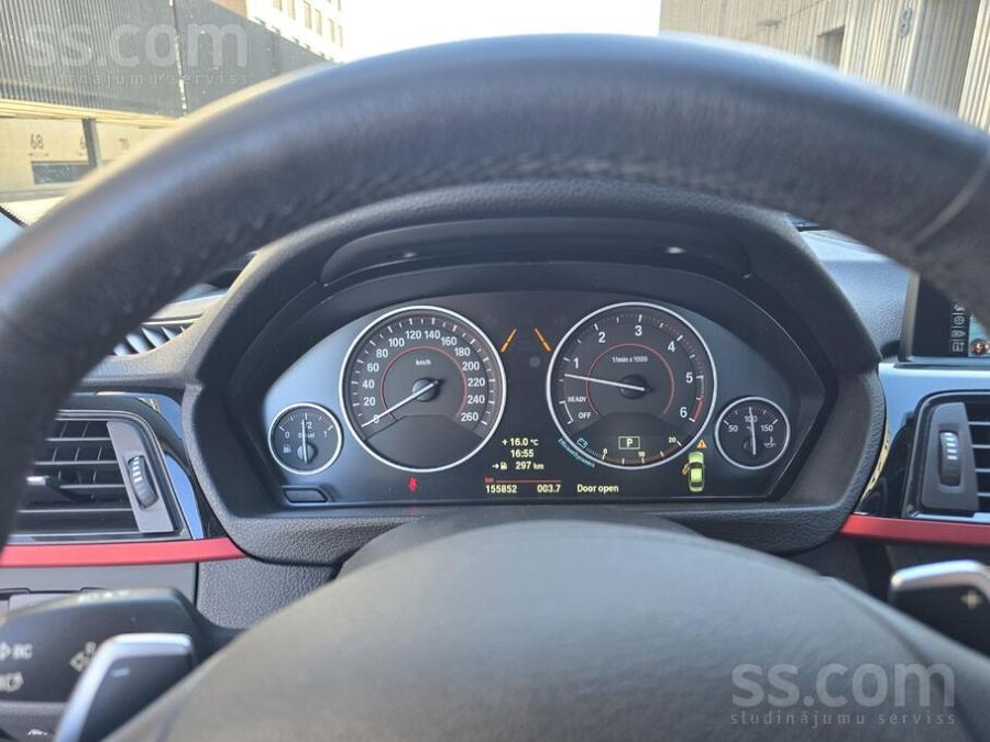 Blue BMW 330 2014 in Riga, with an engine capacity of 3.00 L and mileage of 156 thousand km for 14600 €, photo 18 on AUTOMOTO.COM.LV