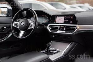 Blue BMW 330 2019 in Riga, with an engine capacity of 3.00 L and mileage of 195 thousand km for 23999 €, photo 9 on AUTOMOTO.COM.LV