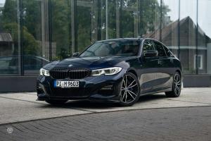 Blue BMW 330 2020 in Vilnius, with an engine capacity of 2.00 L and mileage of 50 thousand km for 27000 €, photo  on AUTOMOTO.COM.LV
