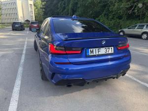 Blue BMW 330 2021 in Elektrenai, with an engine capacity of 2.00 L and mileage of 56 thousand km for 24999 €, photo 6 on AUTOMOTO.COM.LV
