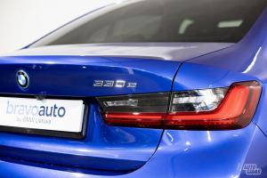 Blue BMW 330 2023 in Vilnius, with an engine capacity of 2.00 L and mileage of 72 thousand km for 38993 €, photo 14 on AUTOMOTO.COM.LV