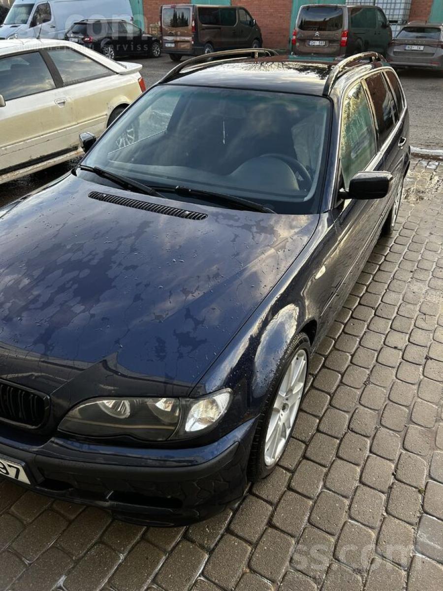 Blue BMW 330 2003 in Kuldiga, with an engine capacity of 3.00 L and mileage of 451 thousand km for 2500 €, photo 2 on AUTOMOTO.COM.LV