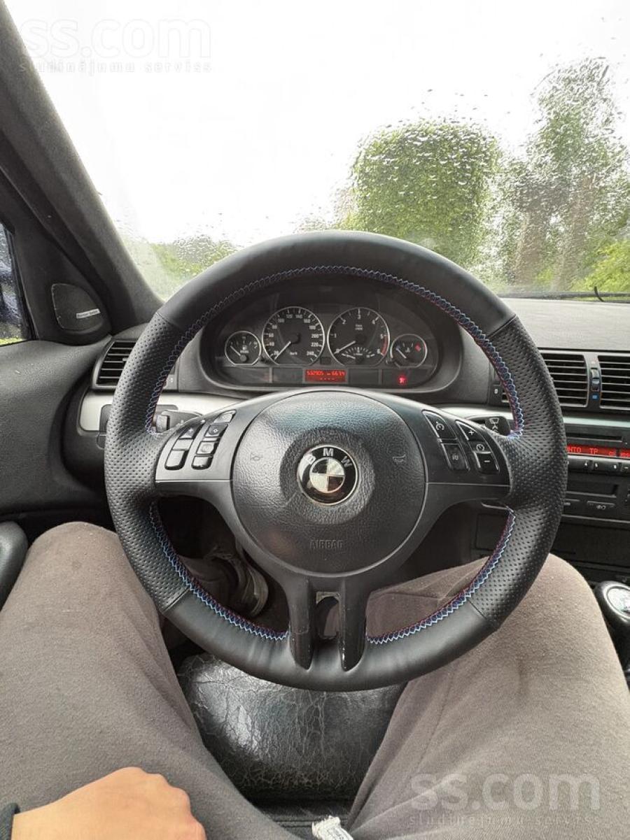 Blue BMW 330 2003 in Riga, with an engine capacity of 3.00 L and mileage of 533 thousand km for 2700 €, photo 16 on AUTOMOTO.COM.LV