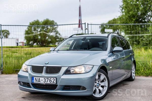 Blue BMW 330 2007 in Riga, with an engine capacity of 3.00 L and mileage of 366 thousand km for 5290 €, photo 1 on AUTOMOTO.COM.LV