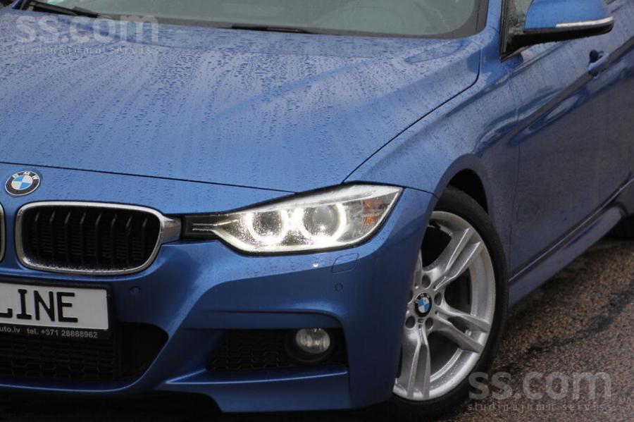 Blue BMW 330 2012 in Tukums, with an engine capacity of 3.00 L and mileage of 248 thousand km for 10500 €, photo 13 on AUTOMOTO.COM.LV