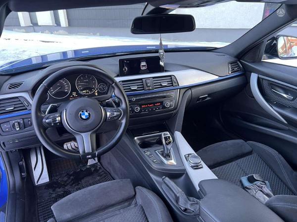 Blue BMW 330 2014 in Kaunas, with an engine capacity of 3.00 L and mileage of 283 thousand km for 11899 €, photo 10 on AUTOMOTO.COM.LV