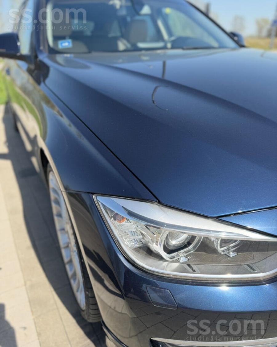 Blue BMW 330 2014 in Daugavpils, with an engine capacity of 3.00 L and mileage of 150 thousand km for 17666 €, photo 10 on AUTOMOTO.COM.LV