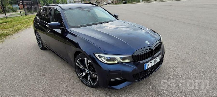 Blue BMW 330 2019 in Valmiera, with an engine capacity of 3.00 L and mileage of 184 thousand km for 26000 €, photo 5 on AUTOMOTO.COM.LV