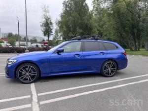 Blue BMW 330 2020 in Riga, with an engine capacity of 2.00 L and mileage of 122 thousand km for 27600 €, photo  on AUTOMOTO.COM.LV