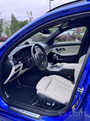 Blue BMW 330 2020 in Riga, with an engine capacity of 2.00 L and mileage of 122 thousand km for 27600 €, photo 12 on AUTOMOTO.COM.LV