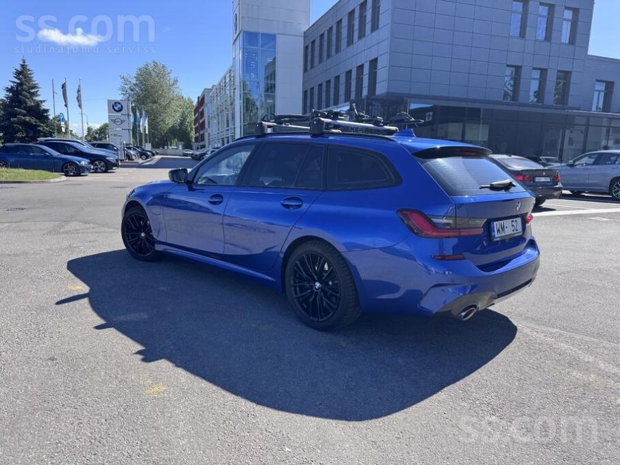 Blue BMW 330 2020 in Riga, with an engine capacity of 2.00 L and mileage of 122 thousand km for 27600 €, photo 19 on AUTOMOTO.COM.LV