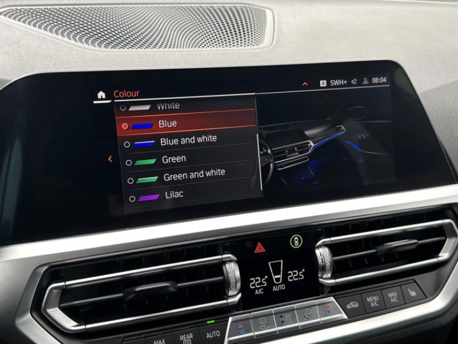 Синий БМВ 330 2021 в Рига, объемом двигателя 2.00 л и пробегом 169 тыс. км за 25300 €, фото 14 на AUTOMOTO.COM.LV
